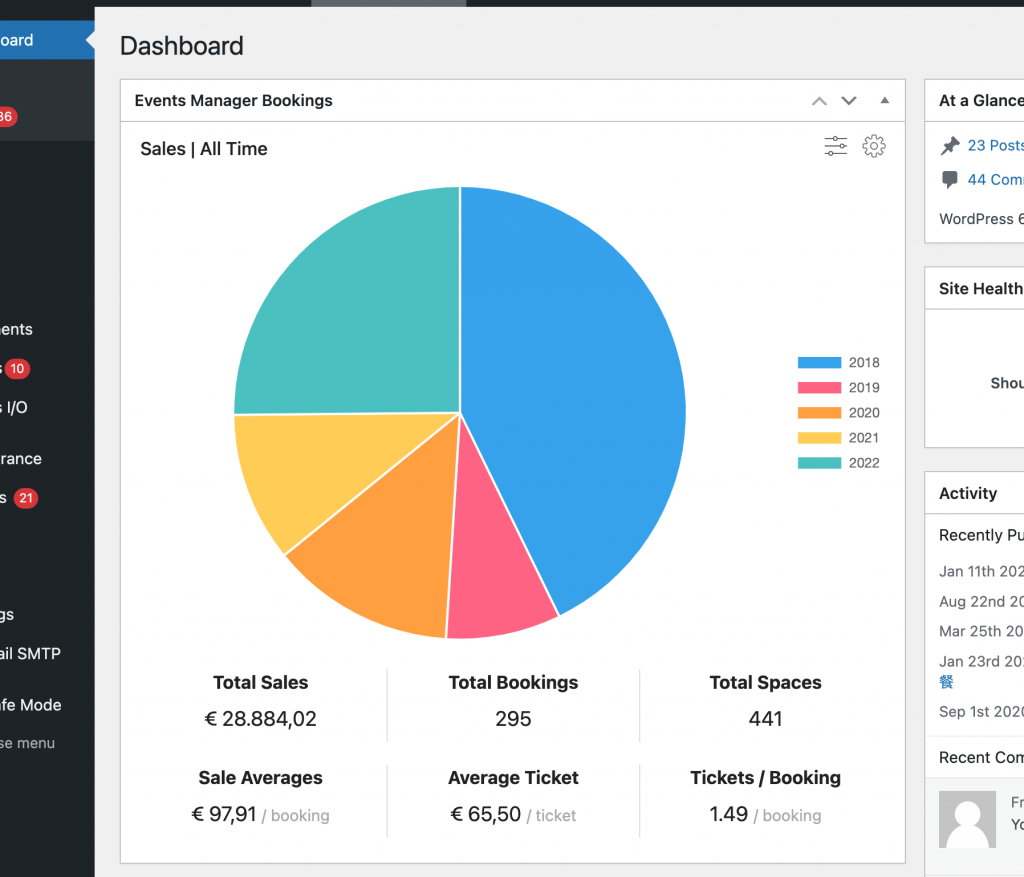 Events Manager 6.2.1 - Your Year in Review! - Events Manager for WordPress